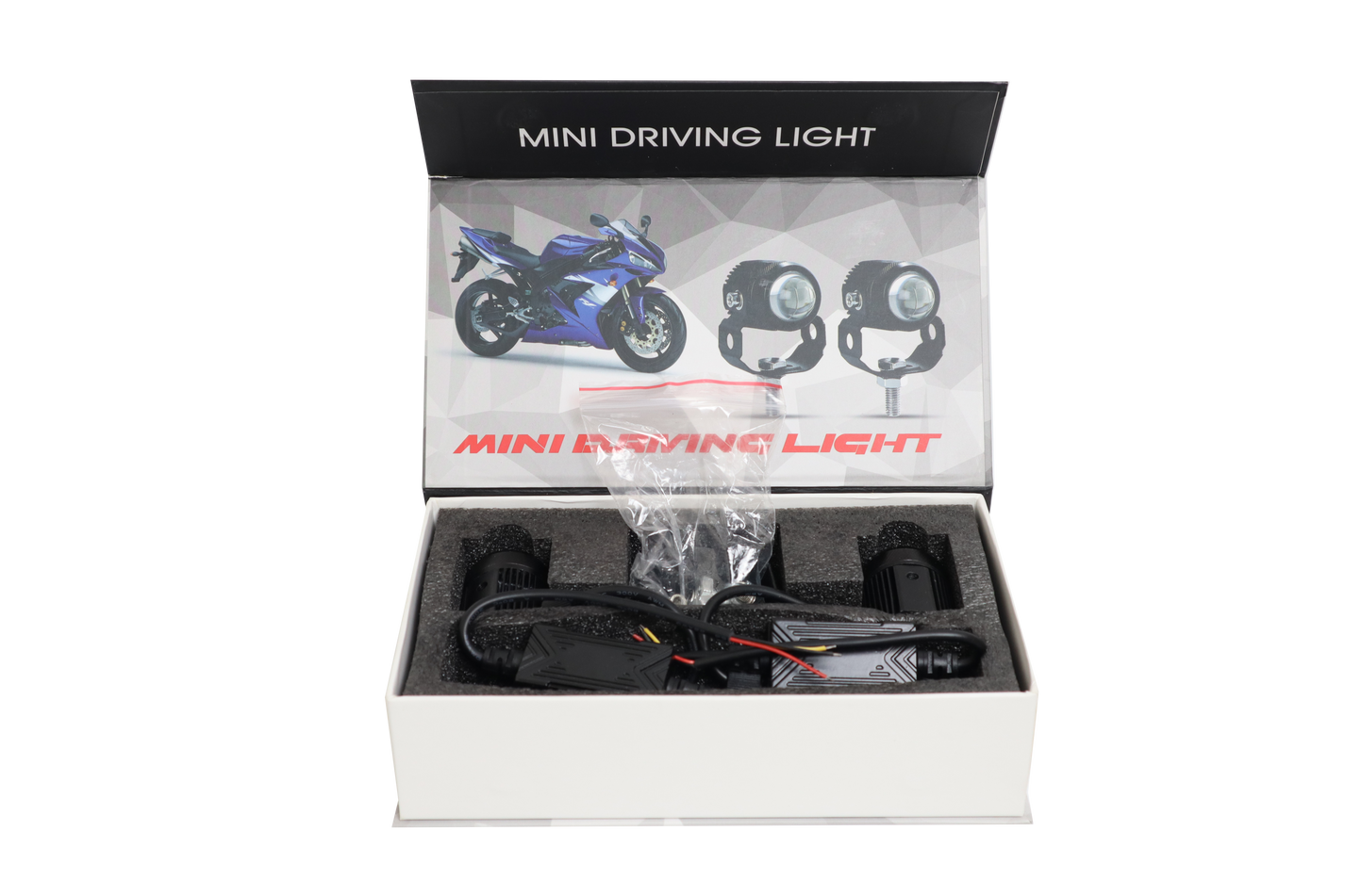 ไฟสปอร์ตไลท์ MINI DRIVING LIGHT รุ่น MINI J ไฟ 2 สี (ขาว/เหลือง) (0423 ...